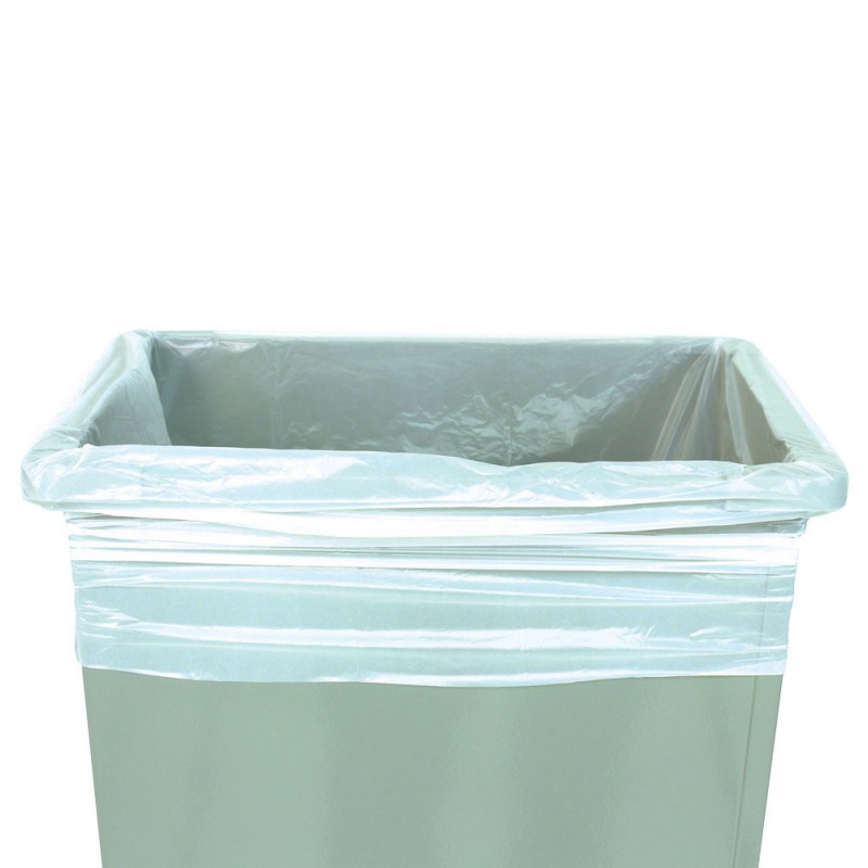 SQUARE - Bin Liners - 15 x 24 x 24" - BLACK - 10 x 100