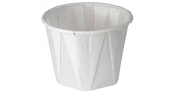 Caretex Waxed Paper Medicine Pot - 28ml - 1 x 250