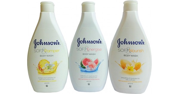 Johnson + Johnson Body Wash - 400ml - 1 x 6